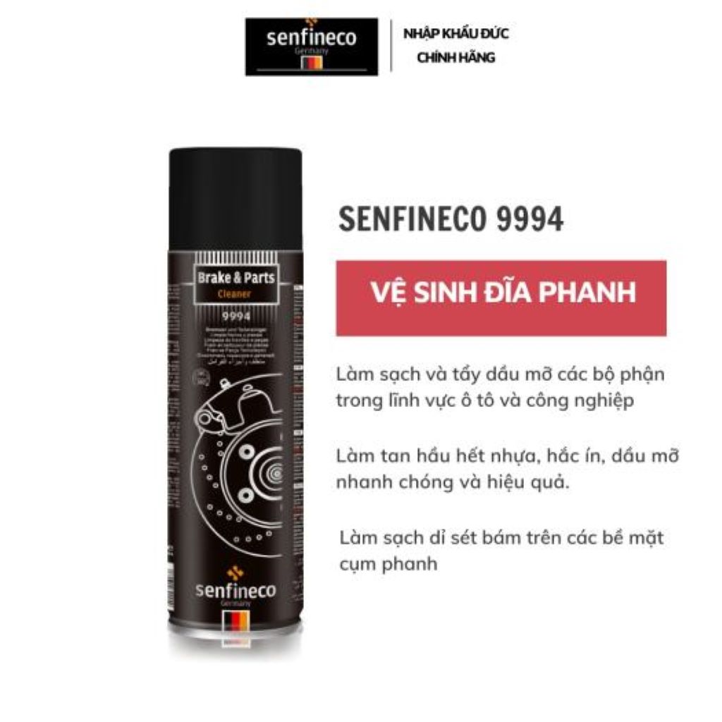 Dung Dịch Vệ Sinh Thắng Và Chi Tiết Thắng Senfineco 9994